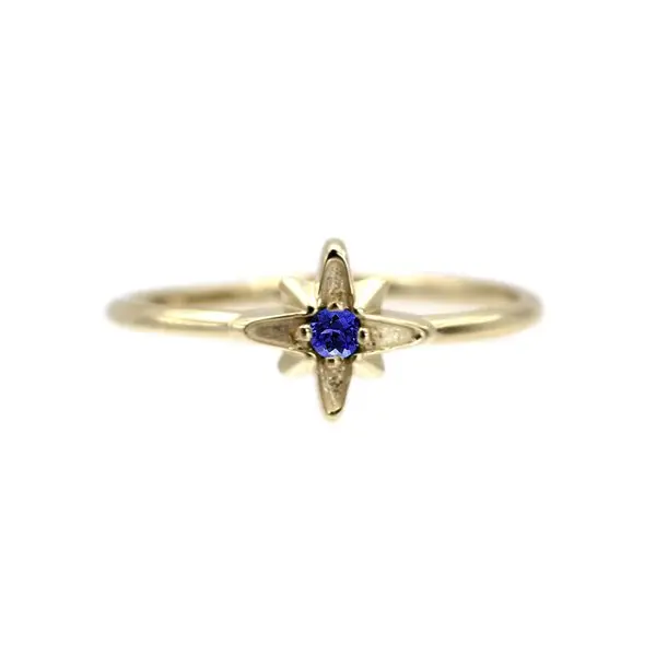 VICSTONENYC FINE JEWELRY 14k North Star Tanzanite Ring - Gold