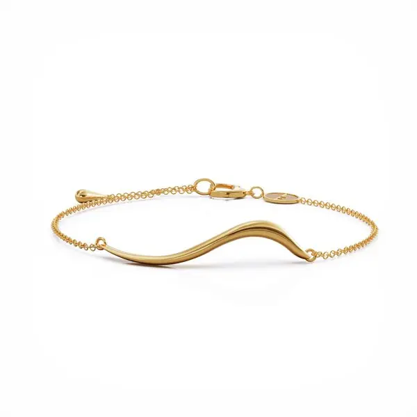 LINDA FIORE Swirl Vermeil Bracelet - Gold
