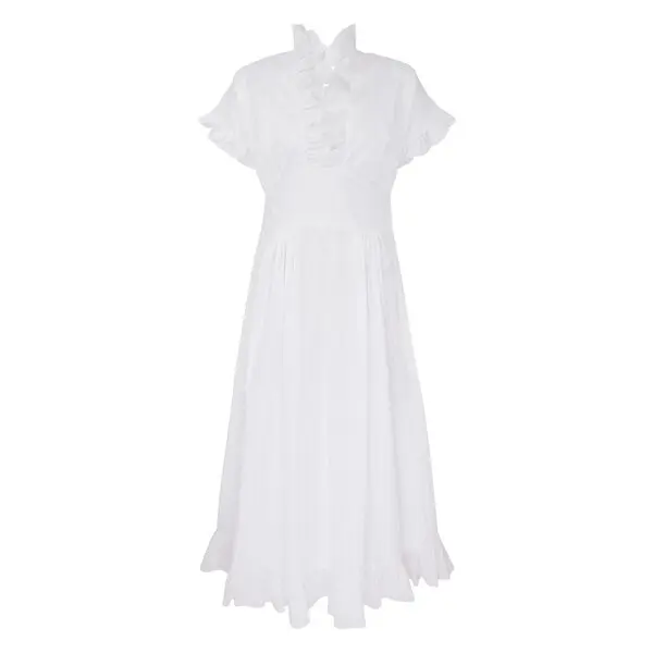 LISA THE LABEL Cafe Society Kimono Dress - White