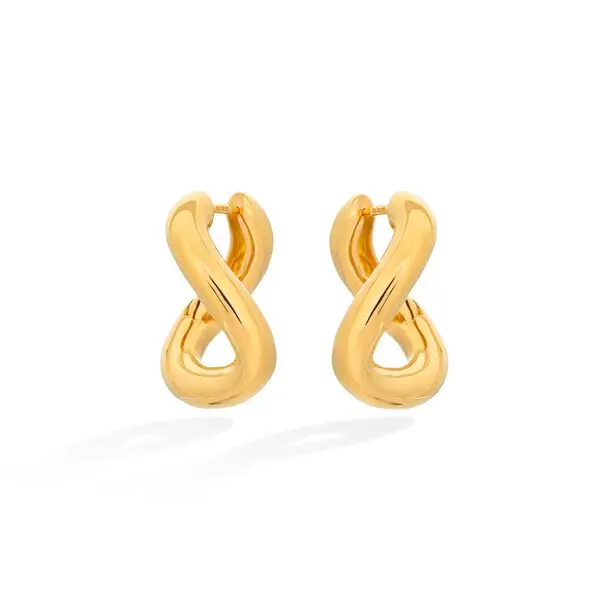 SHABELLA NYC Bold Twirl Earrings - Gold