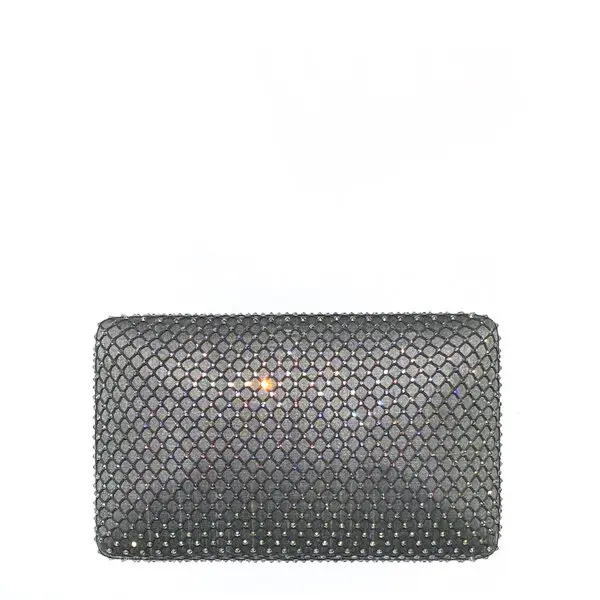 SIMITRI Embellished Fishnet Clutch