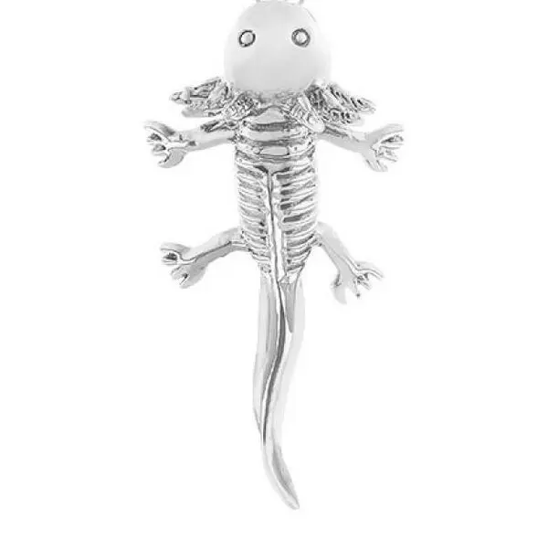 SOPHIE SIMONE DESIGNS Axolotl Brooch - Silver
