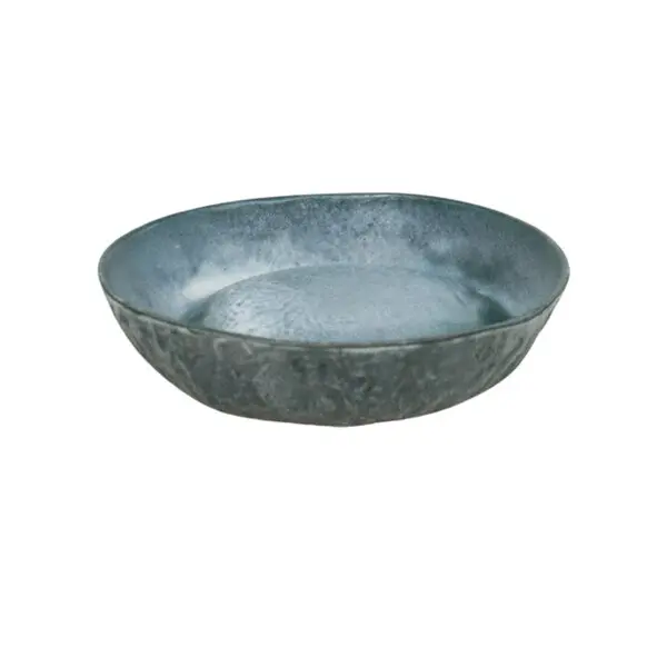 ANATOLIACRAFT Hic Ceramics Stoneware Double-sided Serving Plate - Blue