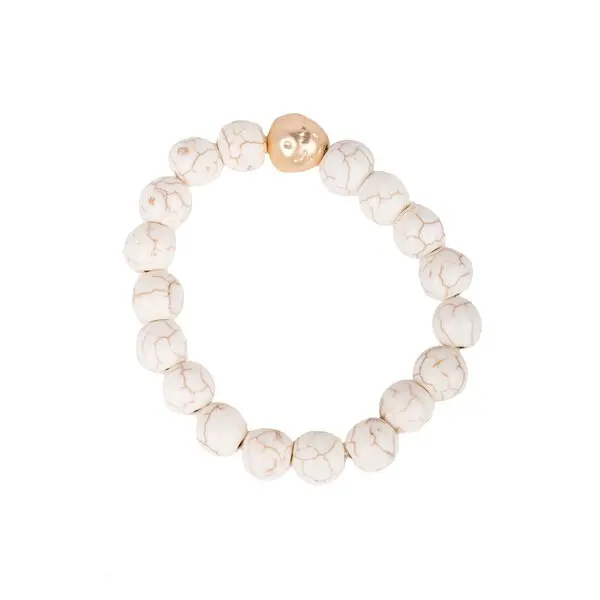 Saachi Josephina Stretch Floral Bracelet - White