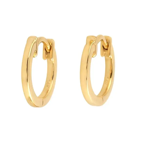 ARTISAN 14k Yellow Classic Hoop Earrings - Gold