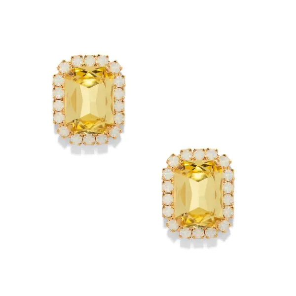 THE PINK REEF Stud Earrings - Yellow