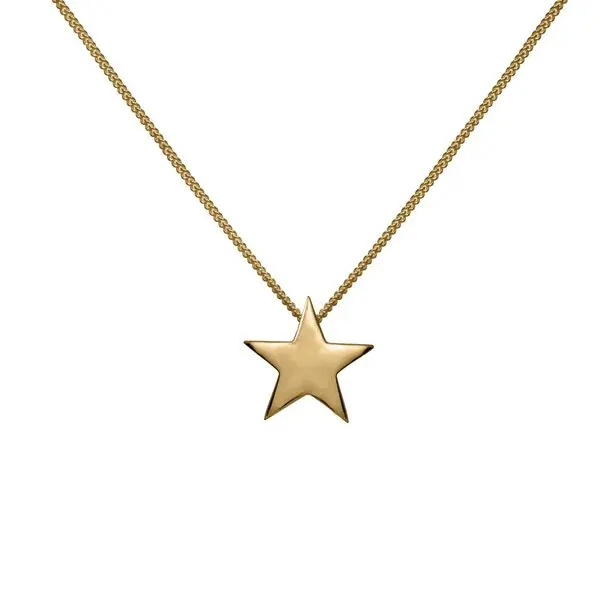 EDGE ONLY Star Pendant Necklace - Gold