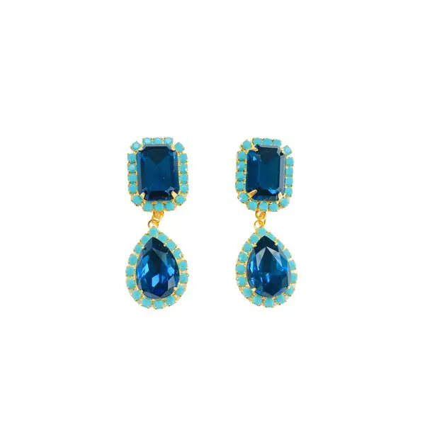 THE PINK REEF Drop Earrings - Blue