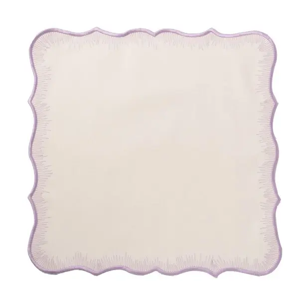 KM HOME COLLECTION Colorful Napkin Set Lilac - Pink