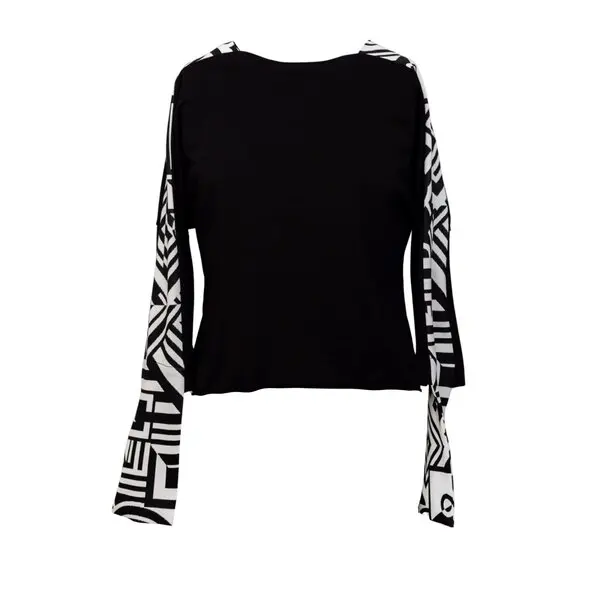 ARTISTA Relaxed Fit Jumper With Graphic Detail