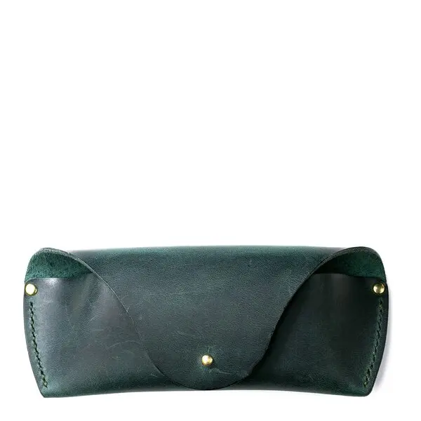ROARCRAFT Leather Sunglasses Case - Green
