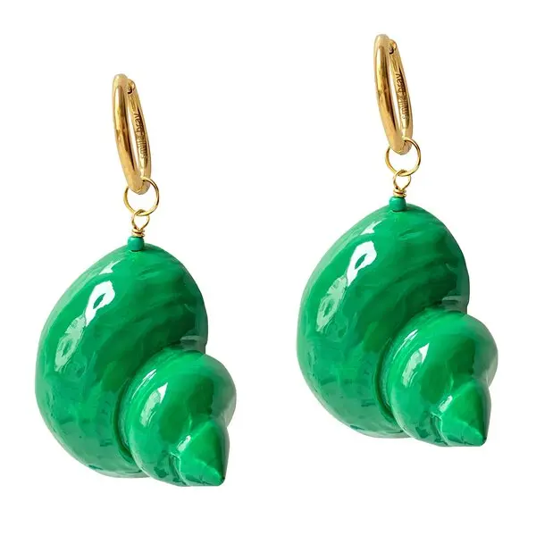 SMILLA BRAV Sienna Statement Earrings - Green