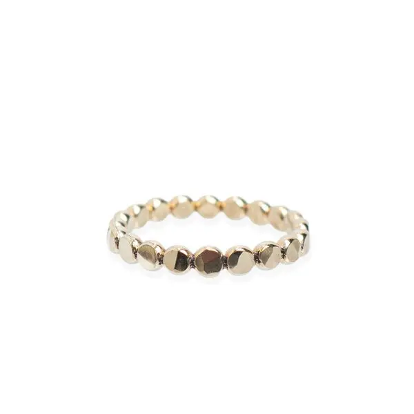 KATE KOEL 14k Filled Tennis Dot Ring - Gold