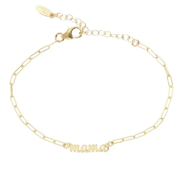 Kris Nations Mama Charm Bracelet - Gold