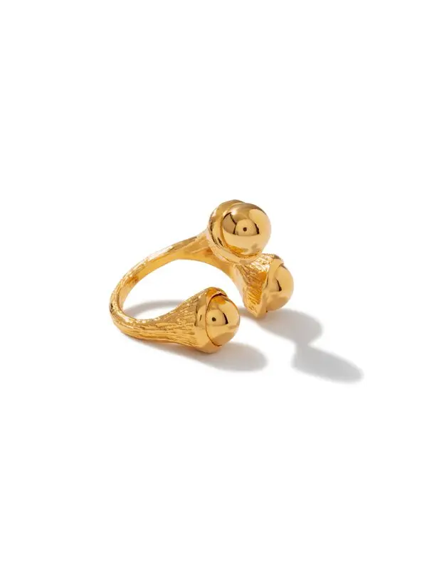 JAREDJAMIN Trinity Acorn Ring - Gold