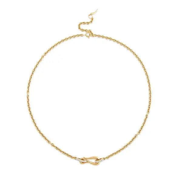 DINNY HALL Toro Lasso Lab-created Diamond Necklace - Gold