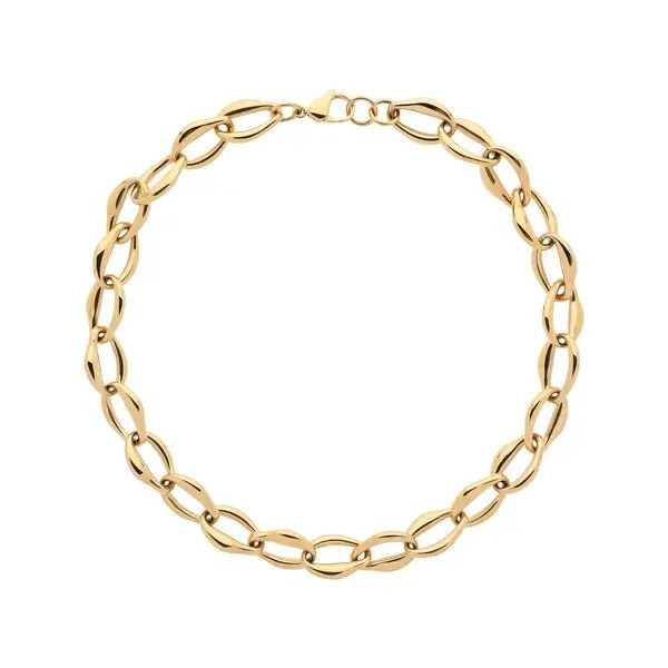 EMMA HOLLAND JEWELLERY 24 Carat Plated Statement Chain Necklace - Gold