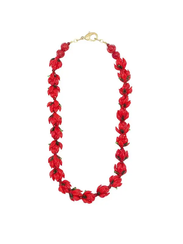SITA NEVADO Hibisco Necklace - Red