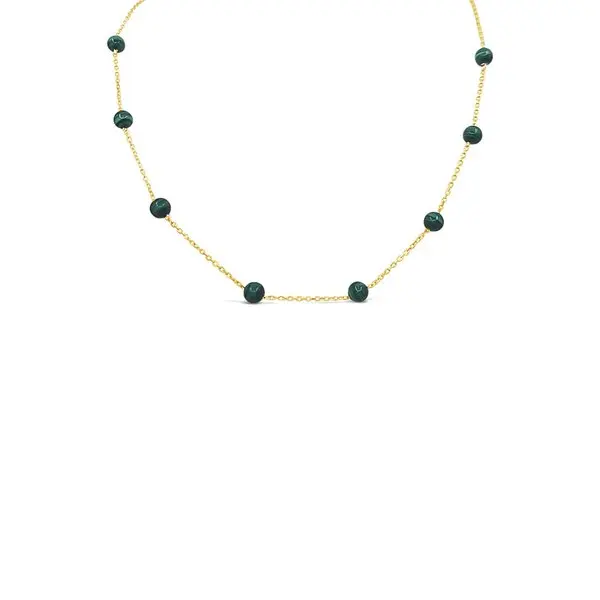 LUTIRO Malachite Orbit Necklace