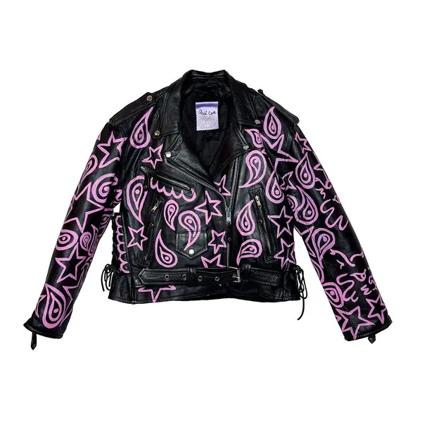 ACID CAT Paisley Dream Moto Jacket