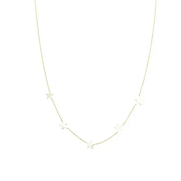 SPERO LONDON Star Sterling Silver Necklace - Gold