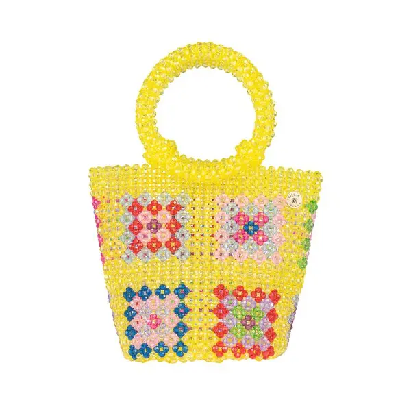 TILLIE BEADS Mosaic Bucket Bag