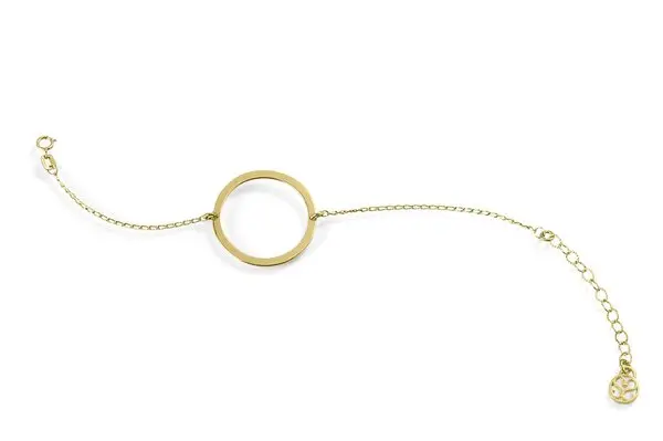 SOPHIE SIMONE DESIGNS Circle Bracelet - Gold