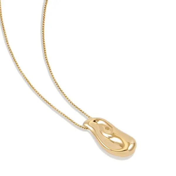POTOSKA Perto Maxi Pendant Necklace - Gold