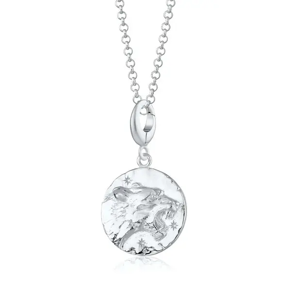 LILY CHARMED Sterling Leo Zodiac Charm Pendant Necklace - Silver