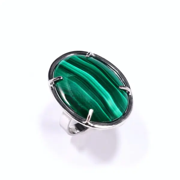 MINERALGEMS ✩ STUDIO Malachite Gemstone Ring