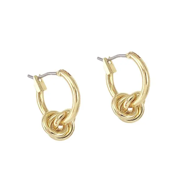 BIKO Echo 2-in-1 Hoop Earrings - Gold