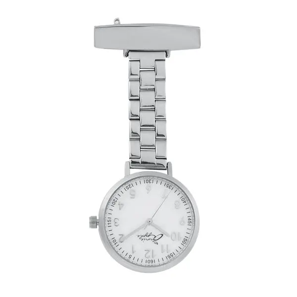 BERMUDA WATCH COMPANY Annie Apple Meraki Mother Of Pearl Fob Watch - Silver