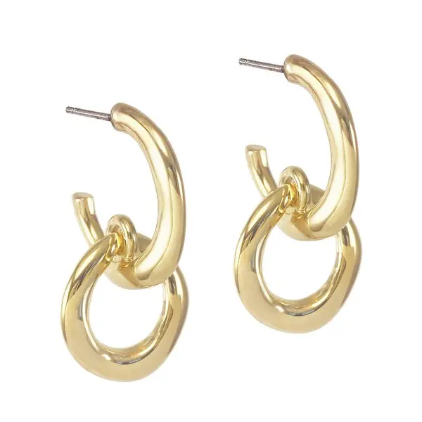 BIKO Pia Hoop Earrings - Gold