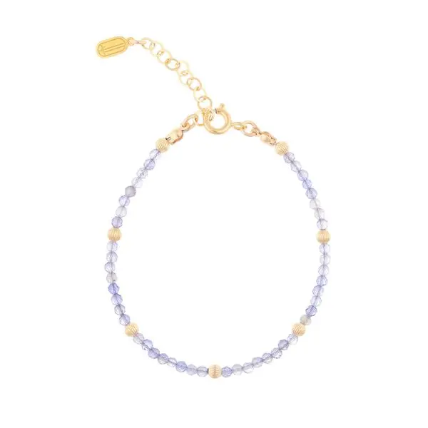 INARI JEWELLERY Celestial Iolite Gemstone Bracelet - Grey