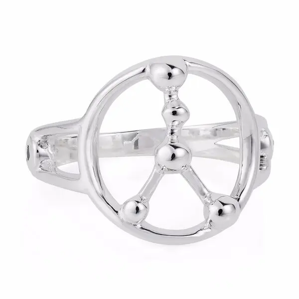 YASMIN EVERLEY JEWELLERY Cancer Astrology Ring - Silver