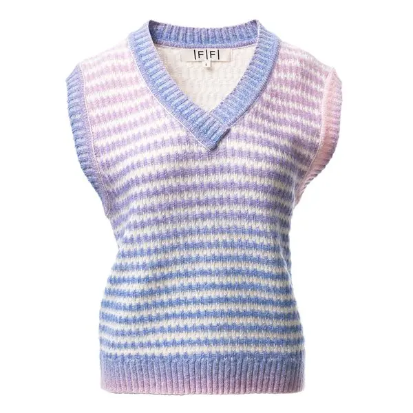 FULLY FASHIONING Ombre Knit Vest