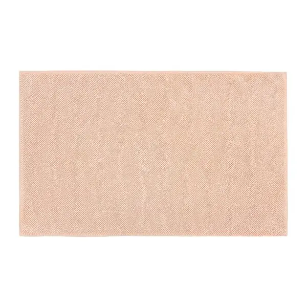 MISONA Loop Organic Cotton Bath Mat Blush - Pink