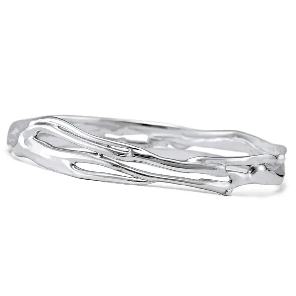 ISLA SILVER Sterling Bangle - Silver