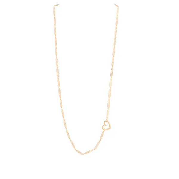 REJECTED HEARTS CLUB Con Amor Layering Chain Necklace - Gold