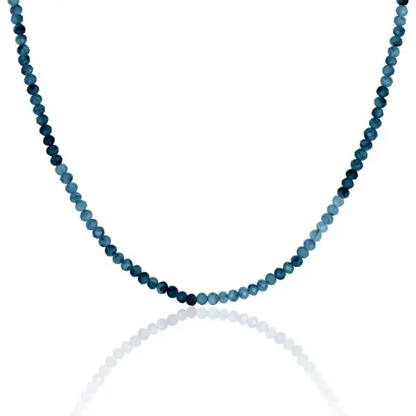 CARTOGRAPHY Joni Sapphire Bead Necklace - Blue/silver