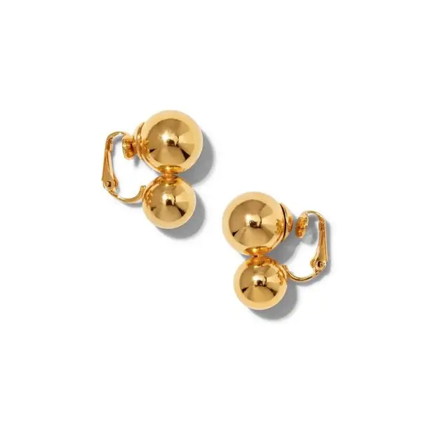 JAREDJAMIN Uptown Orbita Clip-on Earrings - Gold