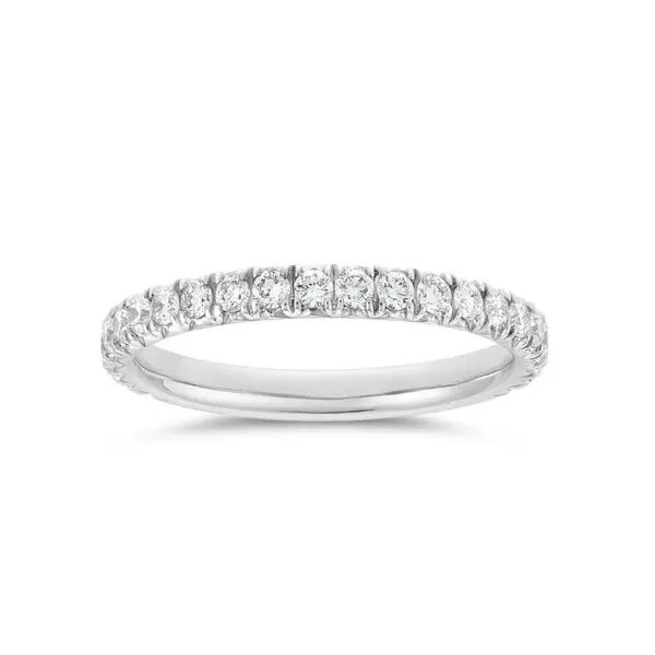DINNY HALL Minnow Medium Diamond Three Quarter Eternity Ring - White