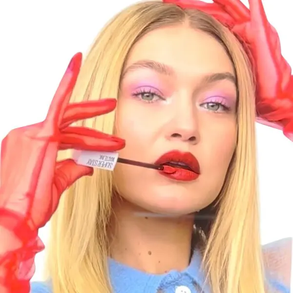 HIGH HEEL JUNGLE BY KATHRYN EISMAN Kylie Tulle Gloves - Red