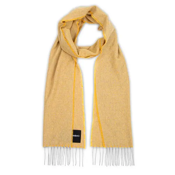 HEATING & PLUMBING LONDON Love Stories Cashmere Scarf Burnt - Yellow