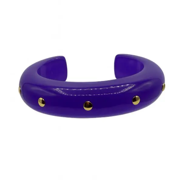 MICHAEL NASH JEWELRY Studded Cuff - Purple