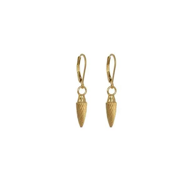 EDGE ONLY Spiral Drop Earrings - Gold