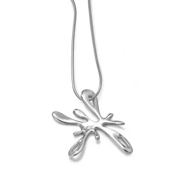 LUCY QUARTERMAINE Sterling Splash Pendant Necklace - Silver