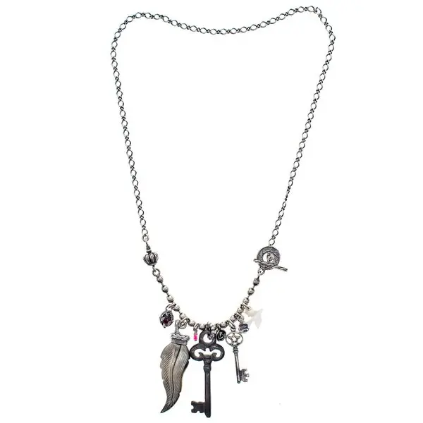 GEM KINGDOM Sterling Necklace - Silver
