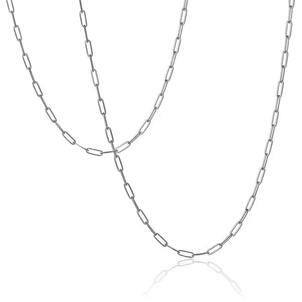 CARTOGRAPHY Paperclip Sterling Chain Link - Silver