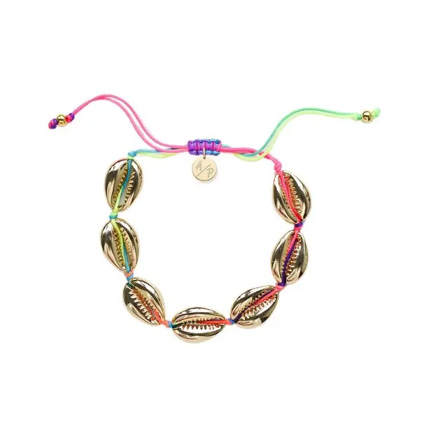ADRIANA PAPPAS DESIGNS Mini Shells Gold Plated Bracelet - Yellow
